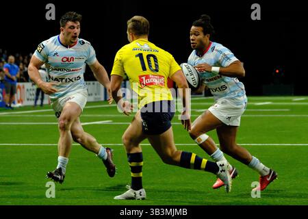 Teddy Thomas of Stade Toulousain during the EPCR Champions Cup match ...