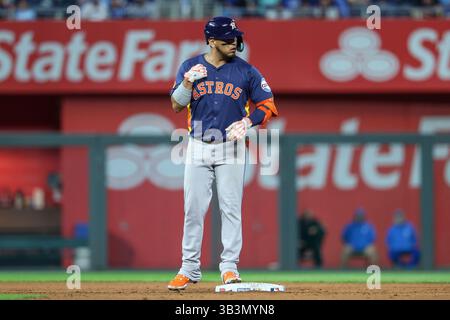Houston Astros' Isaac Paredes reacts after striking out against ...