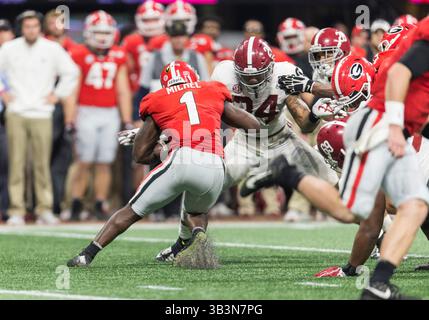 Alabama linebacker Terrell Lewis runs a drill at the NFL football ...