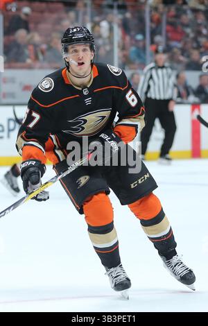 Anaheim Ducks center Rickard Rakell (67) in the first period during an ...