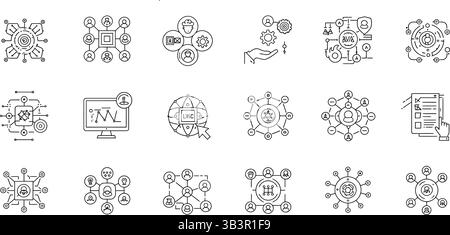 Wireless Signal Strength Icons Communication Technology Set Stock ...