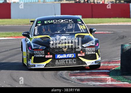 Nicolas Hamilton, Cupra Leon, Powder Monkey Brewing Co with Esidock ...