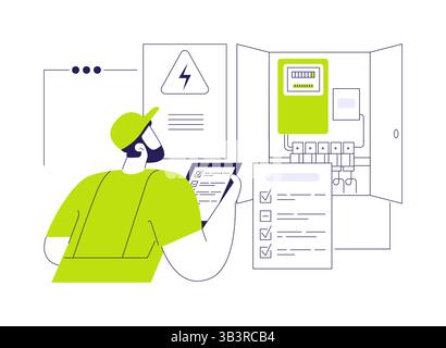 Electrical wiring systems isolated concept vector illustration ...