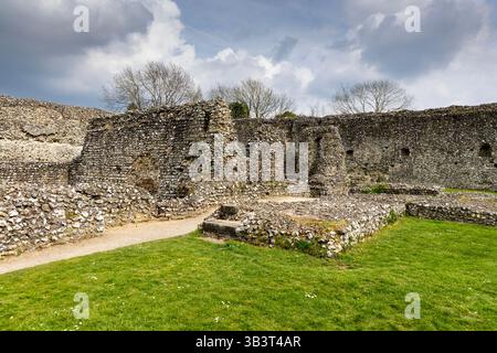 Early Norman Eynsford Castle ruins in the Eynsford village, Kent ...