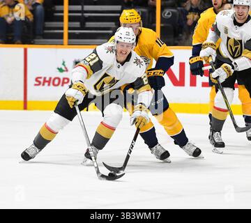 Vegas Golden Knights' Colton Sissons (10) in action during the second ...