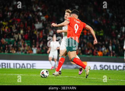 Pedro Neto of Portugal celebrates his goal 1-0 during the International ...