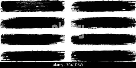 Set of hand drawn painted scratched vector Illustrations template of ...