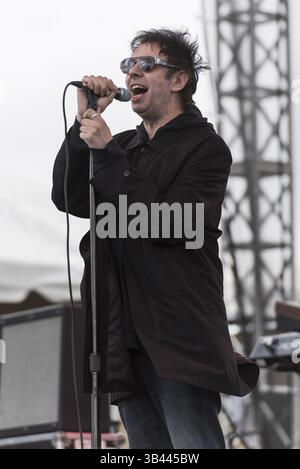 Will sergeant from Echo & the Bunnymen during an interview with WEA ...
