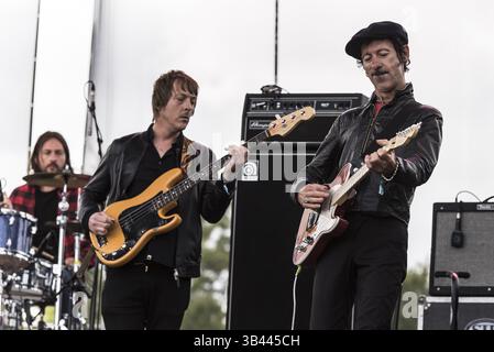 Will sergeant from Echo & the Bunnymen during an interview with WEA ...
