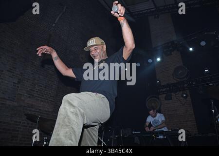 LONDON, ENGLAND - APRIL 29: Goldie (Clifford Price) performing at ...