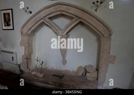 St. Nicholas Church, Lillingstone Dayrell, Buckinghamshire, England, UK ...