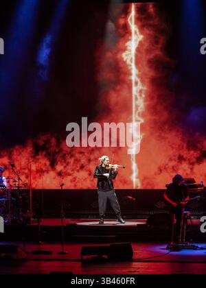 Milan, Italy. 5 April 2025. David de Gea of ACF Fiorentina competes for ...