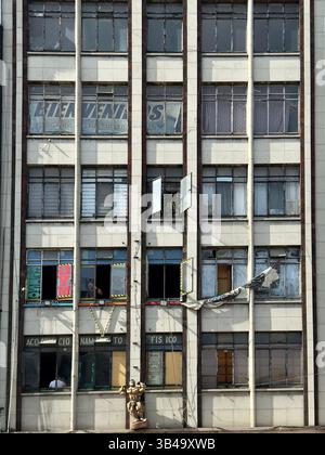 Decayed building, Downtown Mexico city, Mexico Stock Photo - Alamy