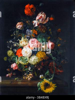 Sunflower, oil painting on canvas. Free copy Based on the painting by ...