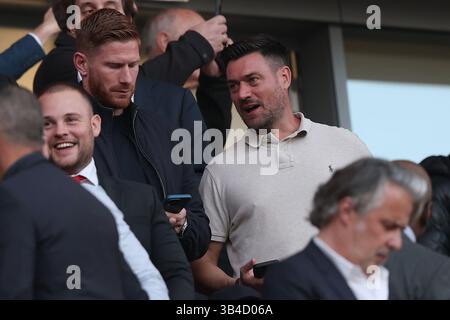 AFC Wimbledon manager Johnnie Jackson during the Sky Bet League Two ...