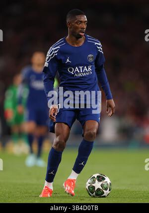PSG Ousmane Dembele with UEFA Champions League Trophy presentation ...