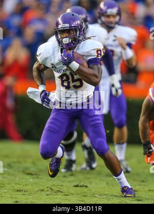 East Carolina wide receiver Davon Grayson runs a drill at the NFL ...