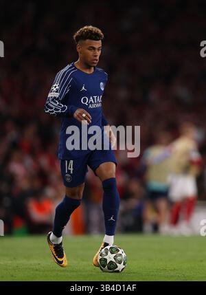 Doue Desire (PSG) Soccer Champions League, 3rd matchday, Bayer 04 ...