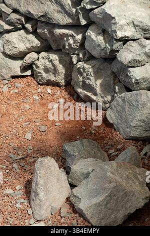 Italy, Liguria, Typical Dry Stone Wall Stock Photo - Alamy