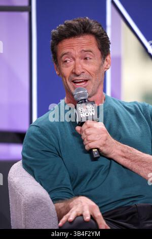 Hugh Jackman during Global Citizen NOW at Spring Studios in New York ...