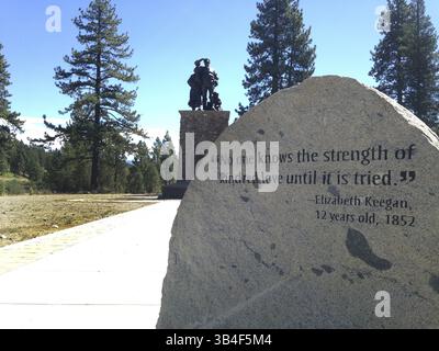 Aug. 26, 2015 - CA, USA - Many displays of the ill-fated Donner Party ...
