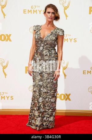 Amy Landecker arrives at the 67th Primetime Emmy Awards on Sunday, Sept ...