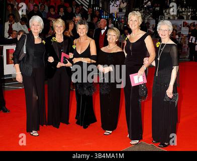 The original calender girls at the premiere of Calendar Girls on ...