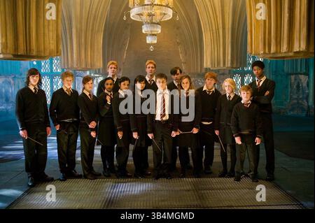 James Phelps, Bonnie Wright, Evanna Lynch and Oliver Phelps attending ...