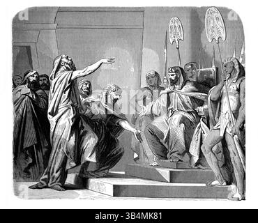 Joseph introducing his father Jacob to Pharaoh, King of Egypt - Thomas ...