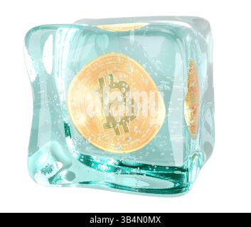 3d rendering of a transparent money-saving bank on a blue background ...