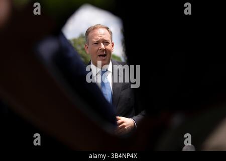 Environmental Protection Agency director Lee Zeldin speaks at a news ...