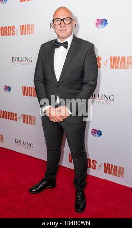 Tomi May attends the premiere of "Words of War" at Village East by ...