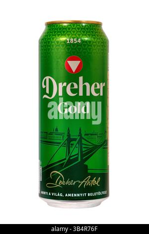 can of hungarian dreher gold lager beer special edition christmas ...