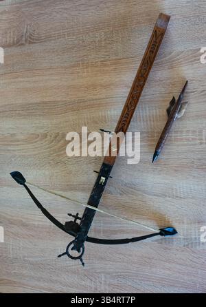 Equipment for archery on target Stock Photo - Alamy