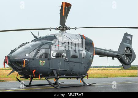 A Eurocopter EC145M twin-engine light utility helicopter of the ...