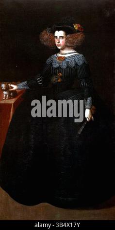 A portrait of Luisa Maria Francisca de Guzmán, Queen Consort of ...