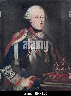 This 18th-century portrait shows Vittorio Amedeo III of Sardinia ...