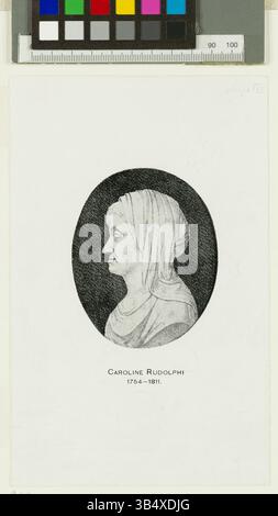 Portrait of Caroline Rudolphi, housed at the Hamburg State and ...