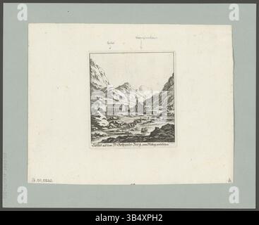 This 1770 print by Johann Balthasar Bullinger depicts a landscape view ...