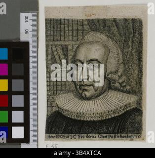 This copper engraving of Johann Christoph Friderici is housed in the ...