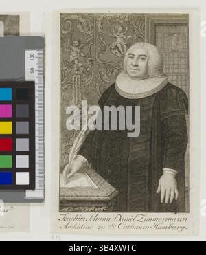 This 1758 engraving by Joachim Johann Daniel Zimmermann presents a ...