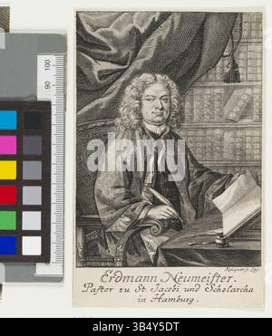 This copper engraving by Johann Gottfried Krügner shows Erdmann ...