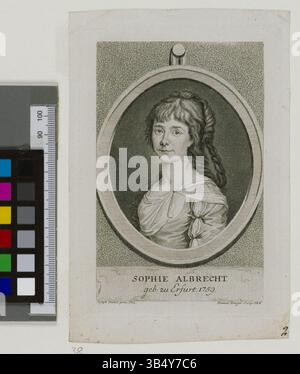 Portrait of Sophie Albrecht by Joseph Friedrich August Darbes and ...