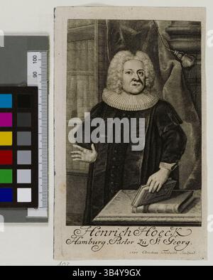 This portrait, created in 1735 by Christian Fritzsch, features Heinrich ...
