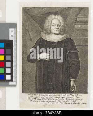 Copper engraving portrait of Erdmann Neumeister from 1736, created by ...