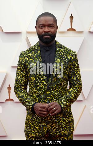 David Oyelowo arrives at the Oscars on Sunday, March 27, 2022, at the ...