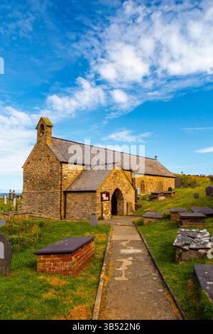 Llanbadrig Church the Church of Saint Patrick Stock Photo - Alamy