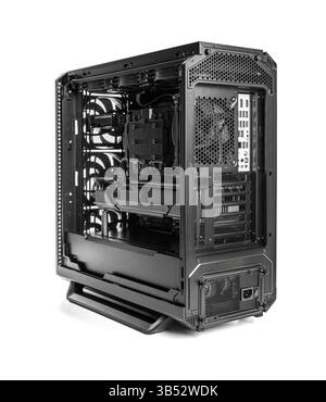 Black Computer Case Side View Stock Photo - Alamy