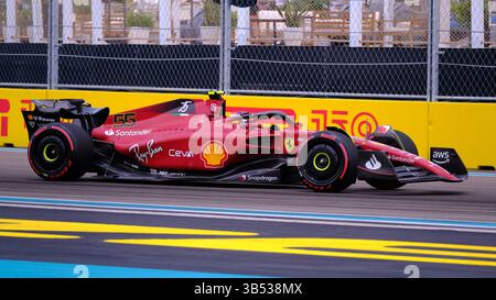 May 6th, 2022: Carlos Sainz, Team Ferrari driver #55 during the Formula ...