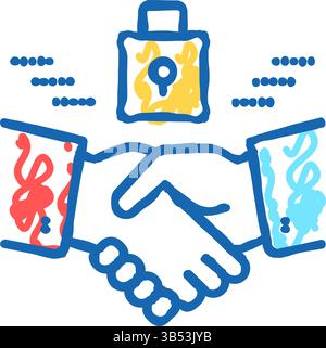 integrity business ethics icon doodle illustration Stock Vector Image ...